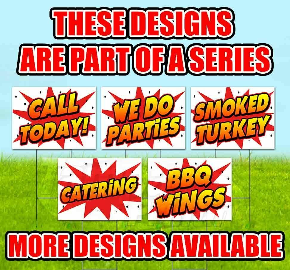 MOVING SALE 18x24 Yard Sign Corrugated Plastic Bandit Lawn Business USA ...