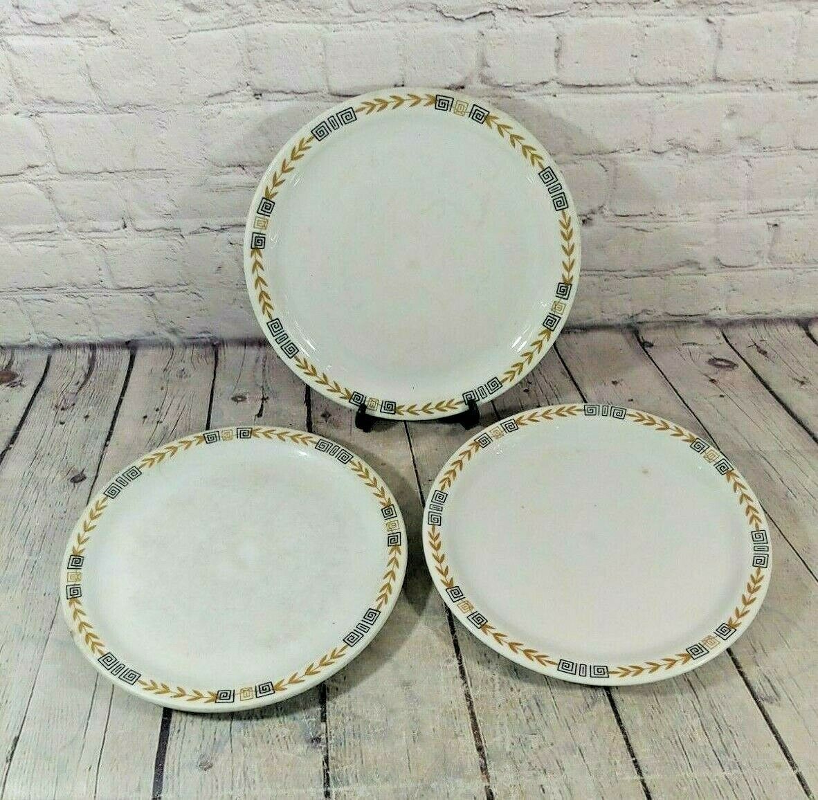 1940s transfer ware Shenango China Rimrol Plate Set Collectible Plates ...