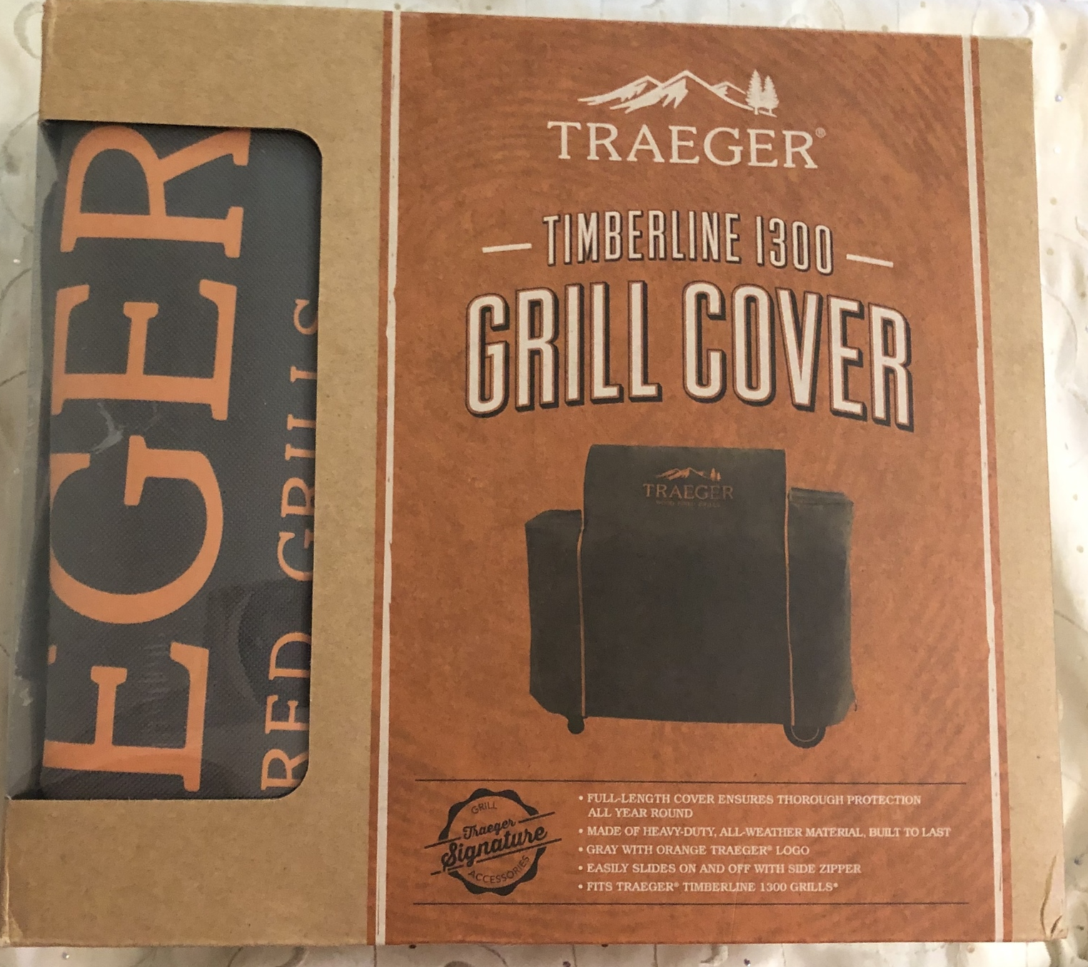 Traeger Pellet Grills BAC360 Timberline Full-Length Grill Cover-1300 ...