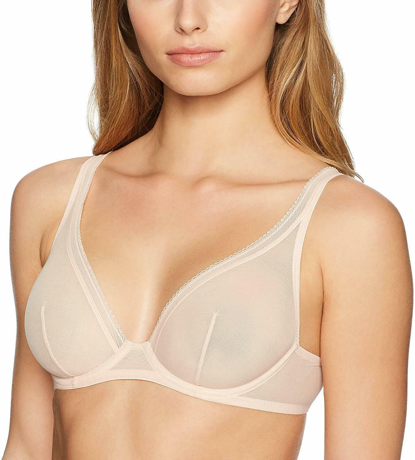 ONGOSSAMER Blush Cotton Mesh Unlined Bra, US 32C, UK 32C, NWOT - Bras & Bra Sets