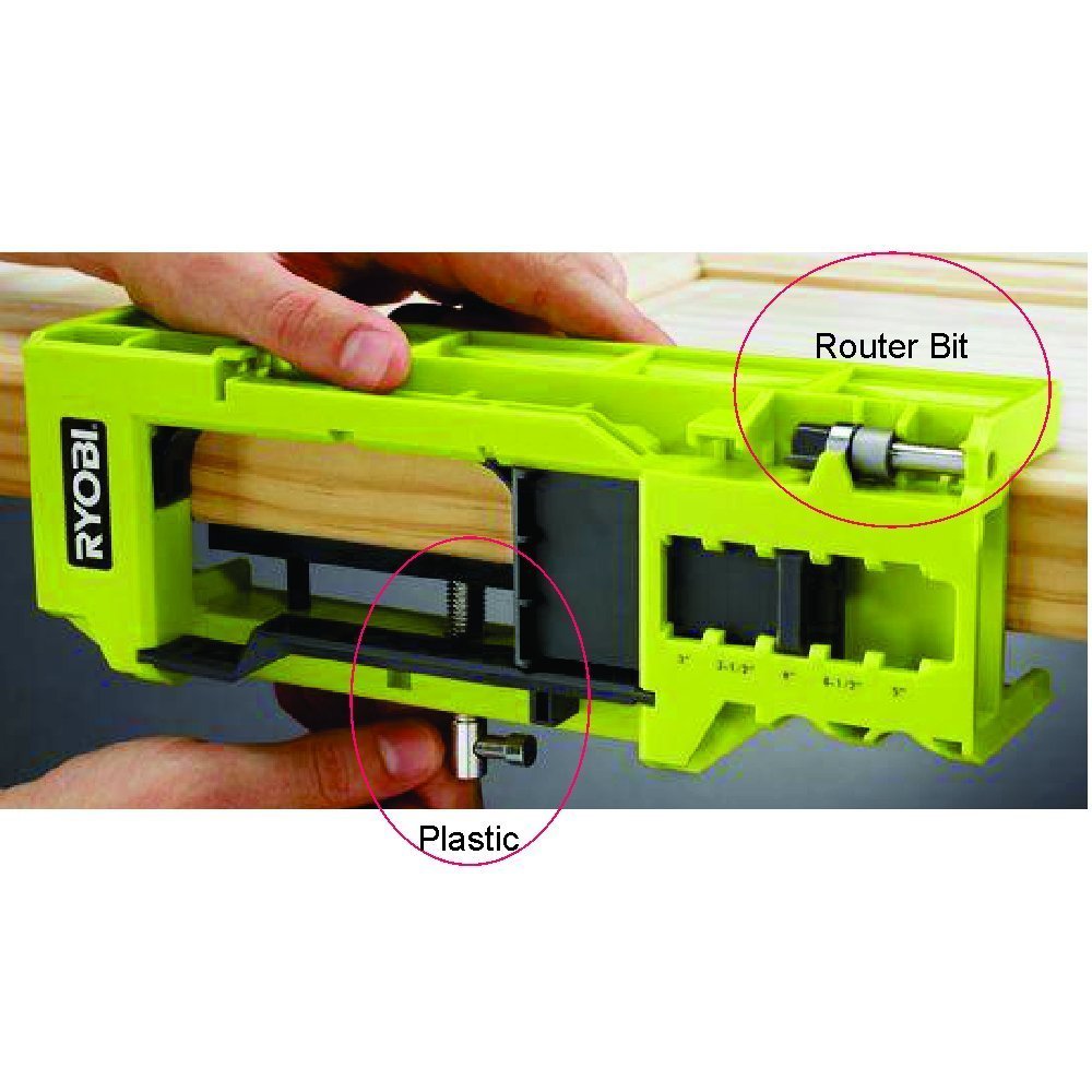 Ryobi A99HT2 Door Hinge Installation Kit Mortiser Template Door 