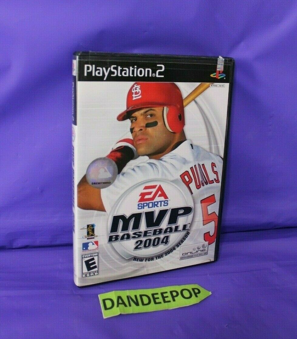 MVP Baseball 2004 (Sony PlayStation 2, 2004) Video Game - Video Games