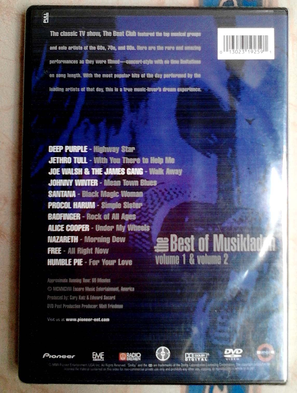 The Best Of Musikladen Live Volume 1 & 2 DVD - DVDs & Blu-ray Discs