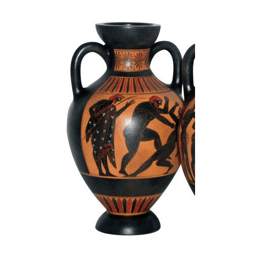 Ancient Greek Olympic Games Boxers Panathenaic Amphora Replica ...