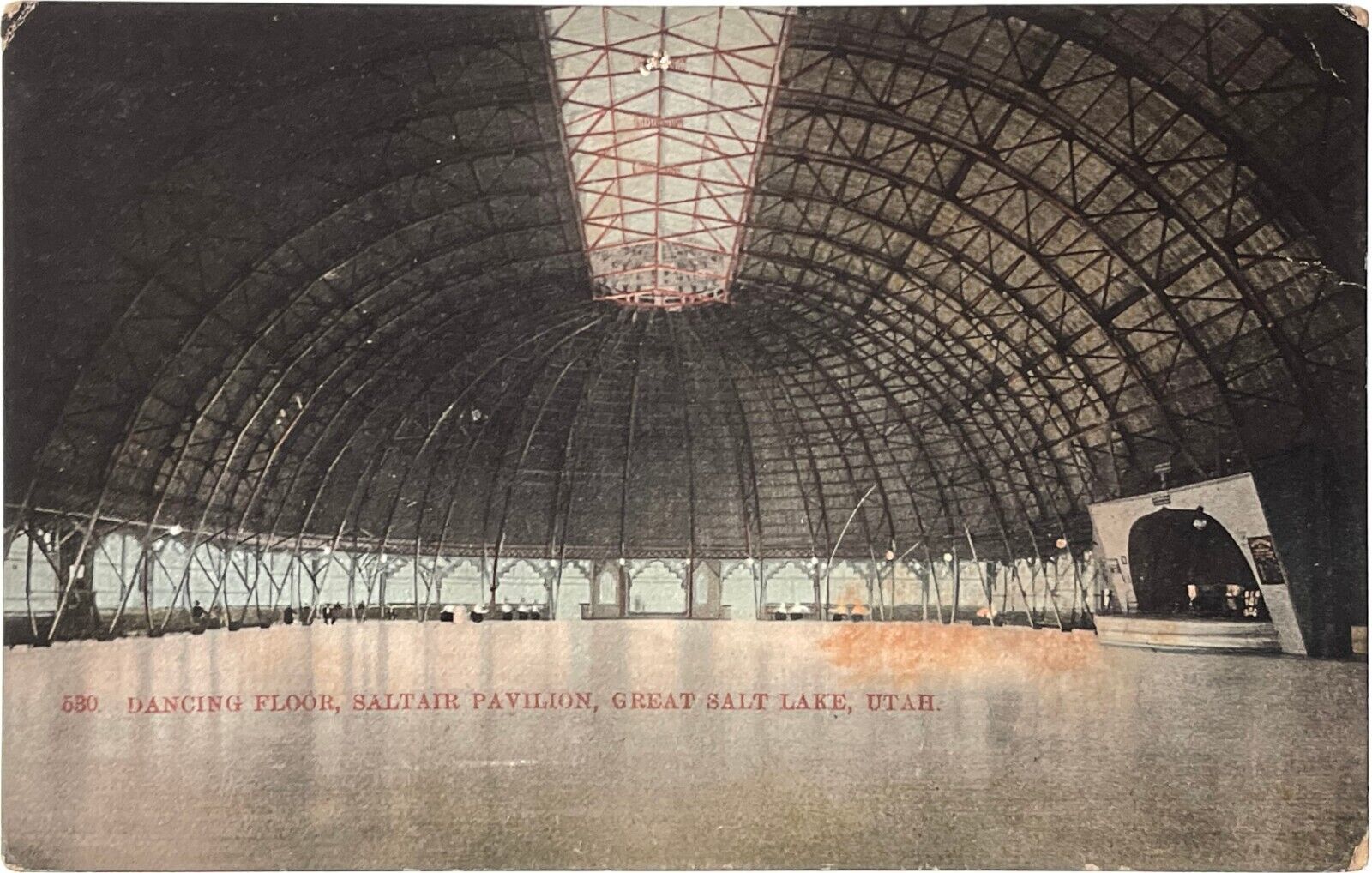 Dancing Floor, Saltair Pavilion, Great Salt Lake, Utah, vintage ...
