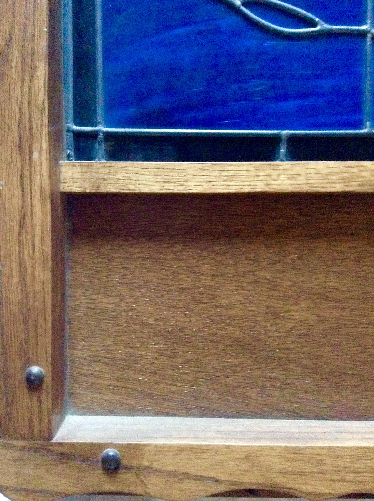 1880-1920 Arts and Crafts Stained Glass Window of Galleon in Original ...