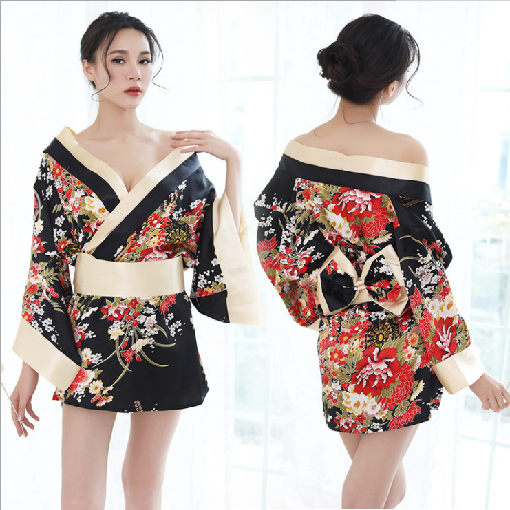 Sexy Lingerie Female Japanese Kimono Game Sexy Uniform Temptation Suit