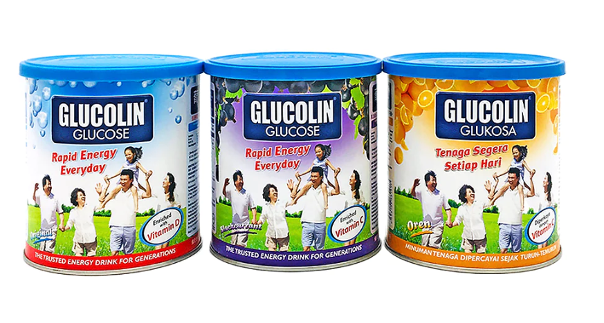 Glucolin Glucose Powder (CHOICE FLAVOUR) 420G Enrich Multivitamin ...