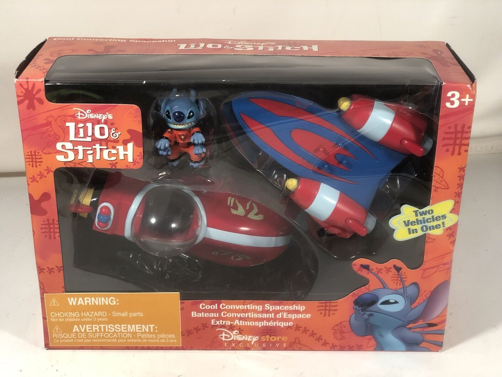 Disney Tienda Exclusivo Lilo y Stitch Fresco Convertible Nave Espacial ...