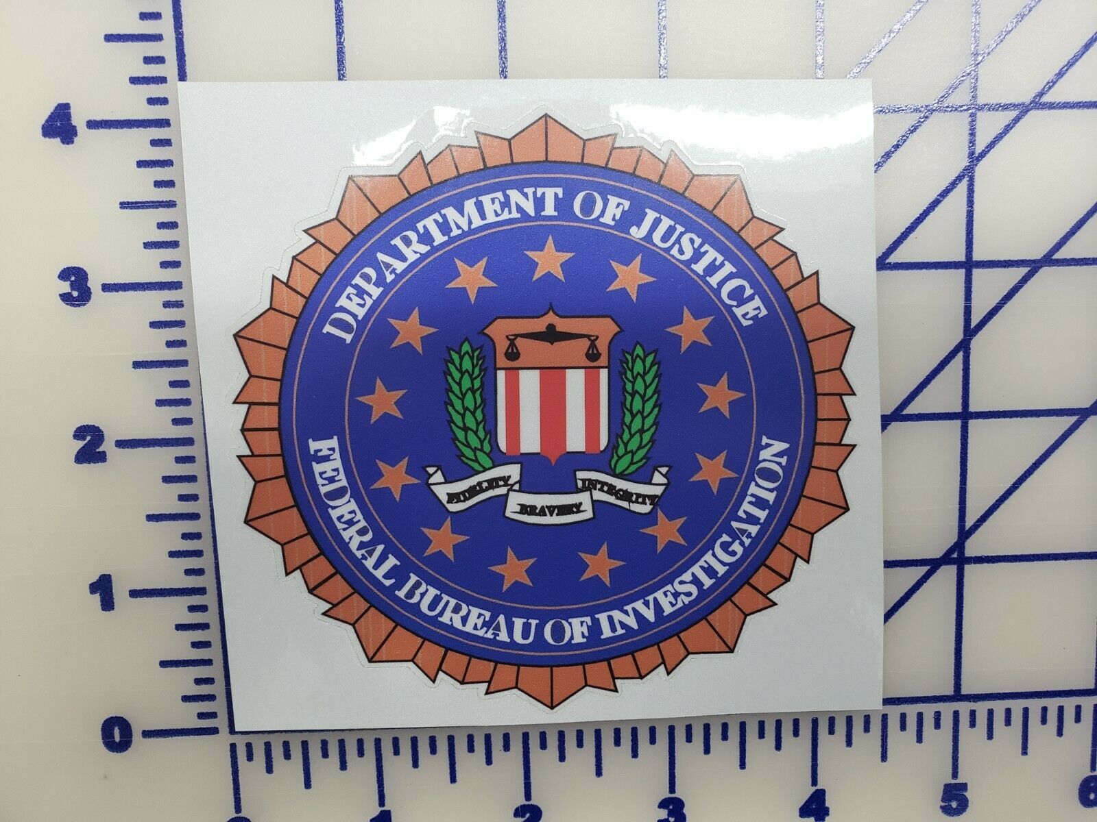 FBI Federal Bureau of Investigation replica Logo Vinyl Decal Reflective ...