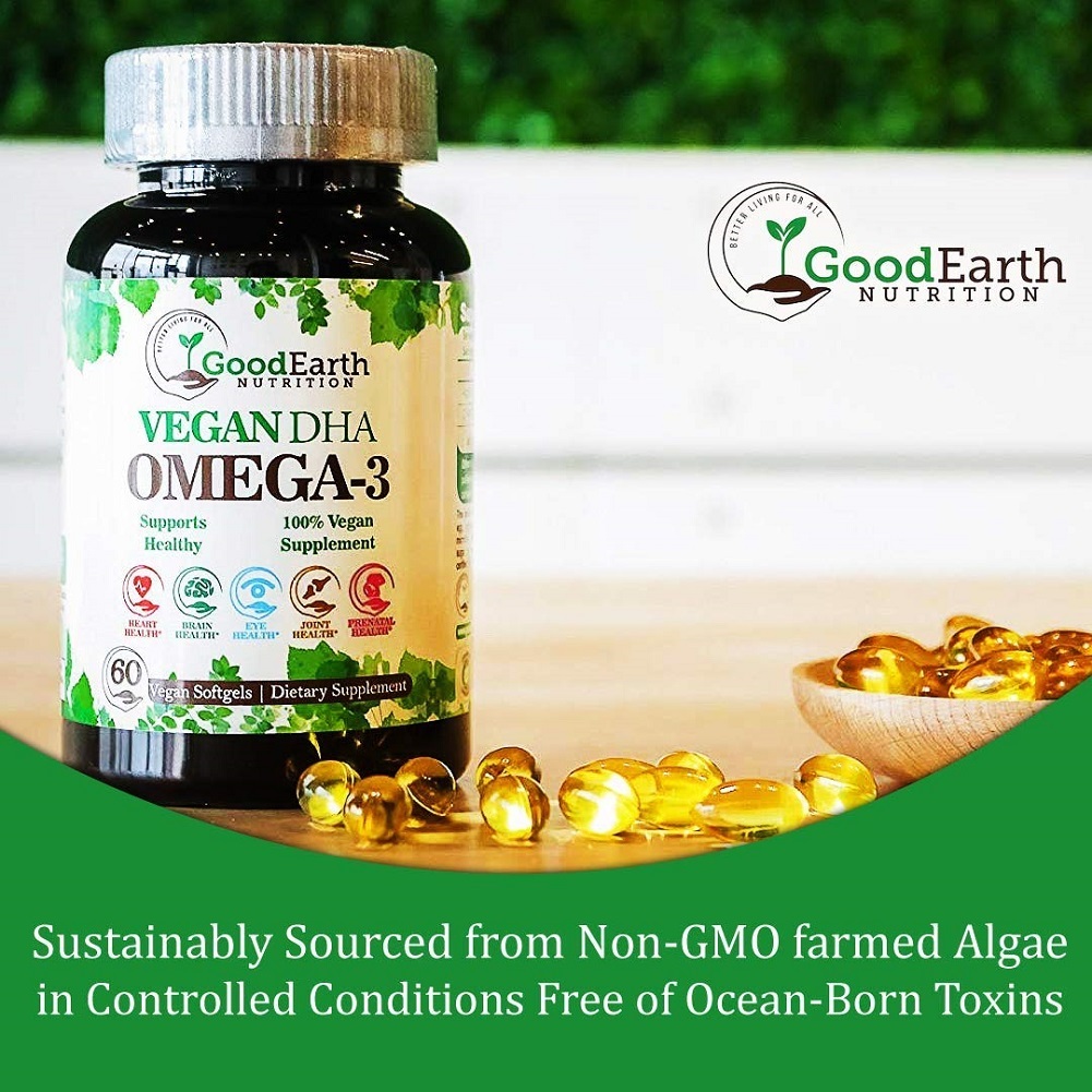 Vegan Omega 3 Potent Plant Based Algal Dha Derived From Marine Algae