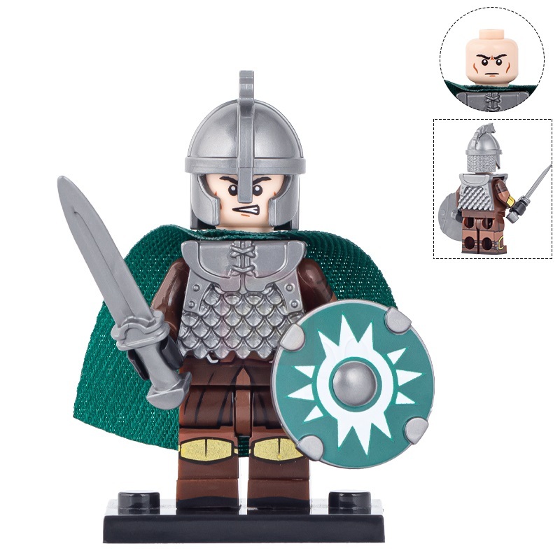 Rohan Elite Soldier The Lord of the Rings Minifigures Block Toys ...