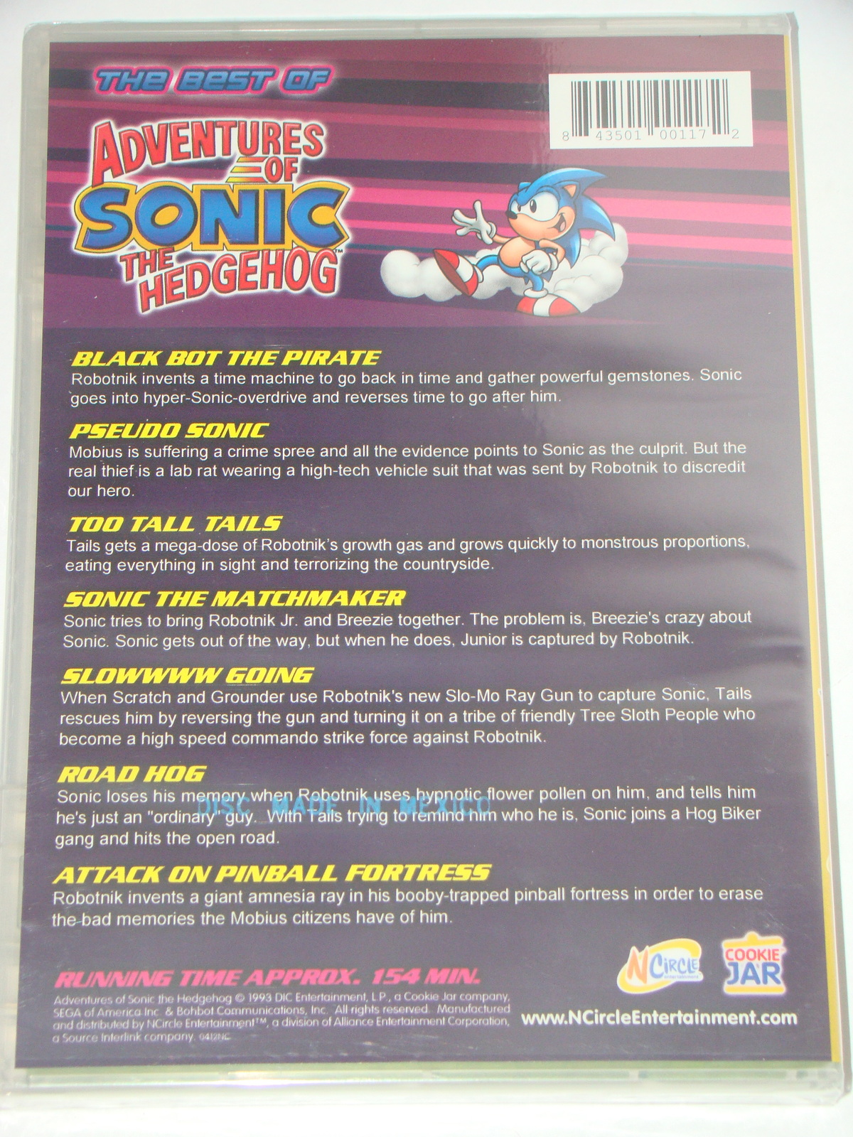 The Best Of ADVENTURES OF SONIC THE HEDGEHOG (Dvd) - DVDs & Blu-ray Discs