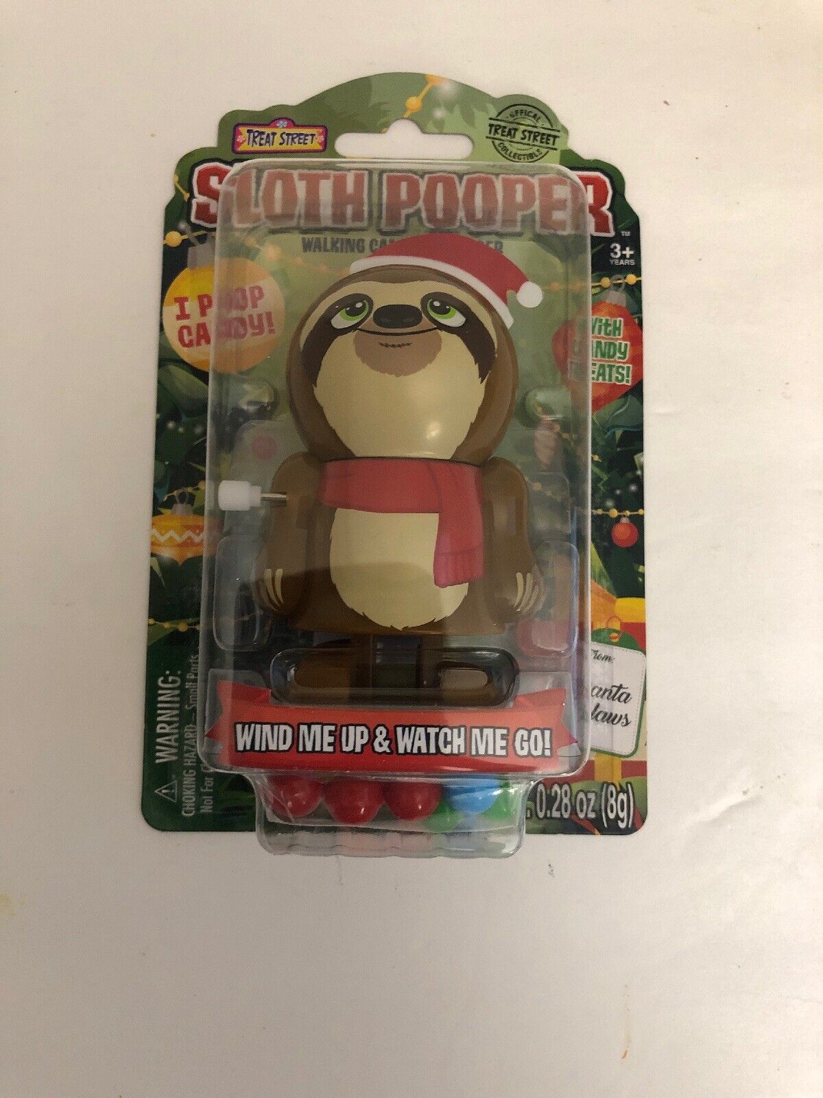 Sloth Pooper Christmas Walking Candy Dispenser-I Poop Candy-Wind Up ...