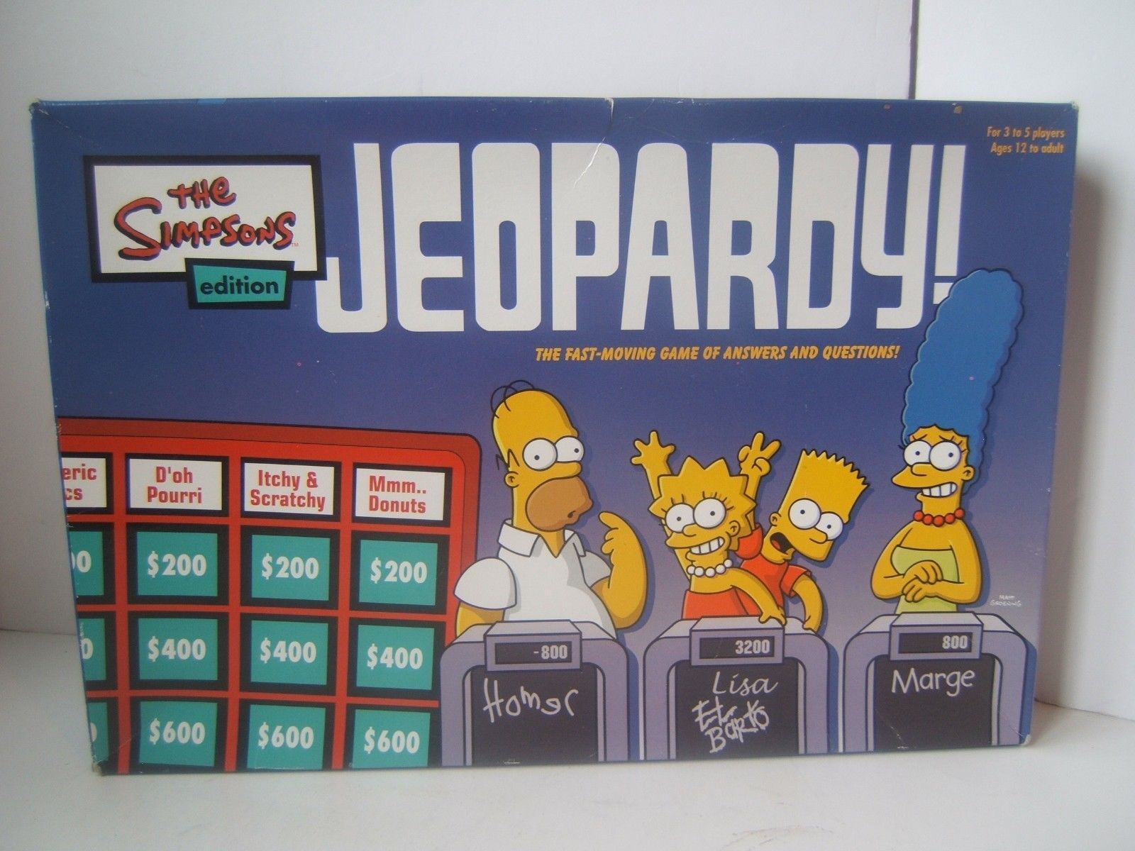 Classic Collectible Vintage 1992 Jeopardy Board Game Box Game RIP Alex ...