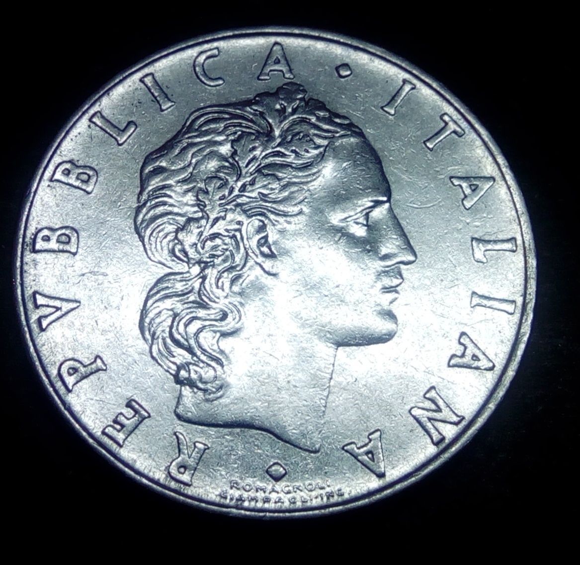 Moneta Coin ITALIA Repubblica Italiana 50 Lire Vulcano 1972 - Other