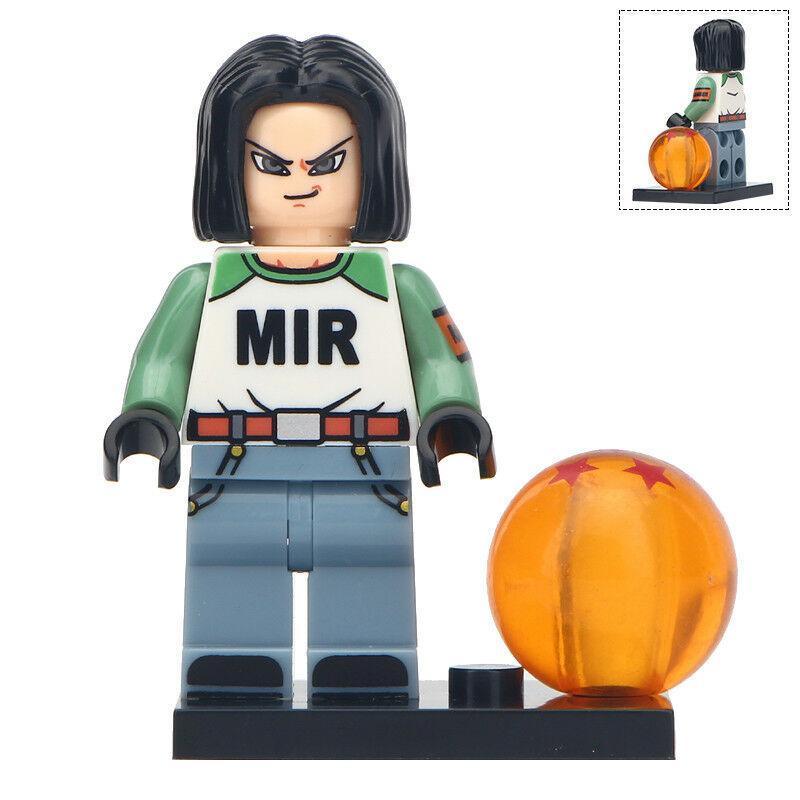 Android 17 (Ranger) Dragon Ball Super Lego Minifigure Gift Building Toy ...