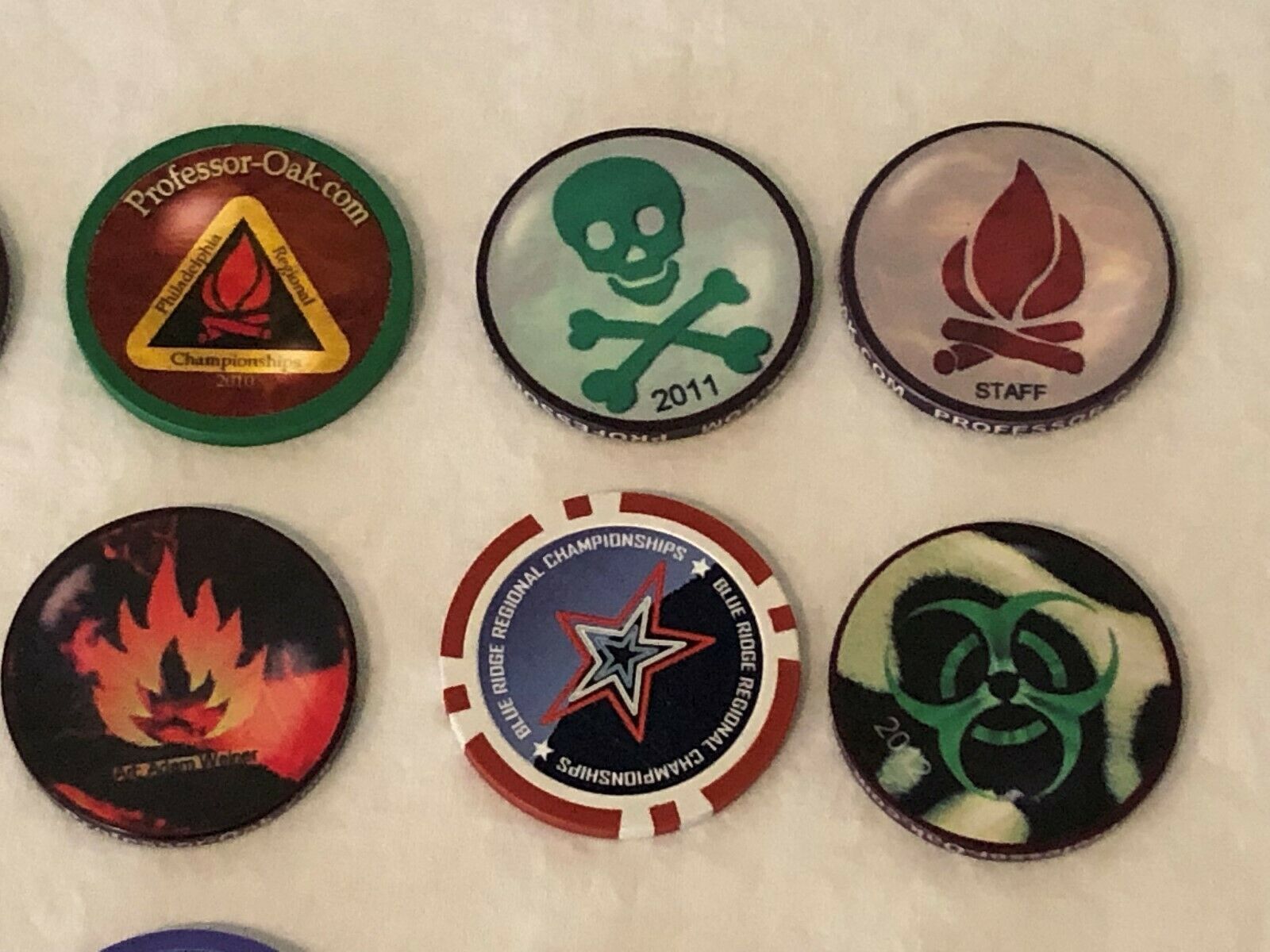 Pokemon Coin Lot TCG Trading Card Game Character Poison Burn Awake ...