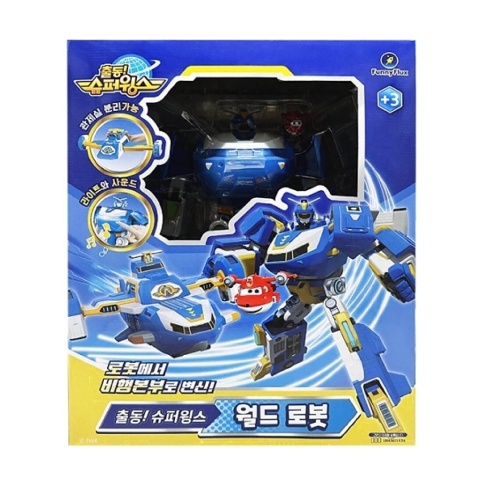 Super Wings World Robot Korean Airship Vehicle Transforming Robot ...