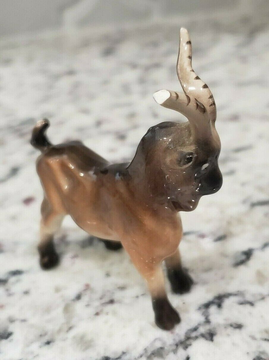Hagen Renaker Miniature Papa Billy Goat Vintage Figurine Monrovia 1950s ...