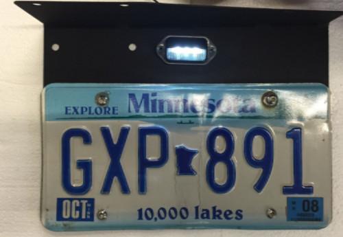 HUMVEE LICENSE PLATE HOLDER BRACKET FRAME - NO DRILLING TO INSTALL ...