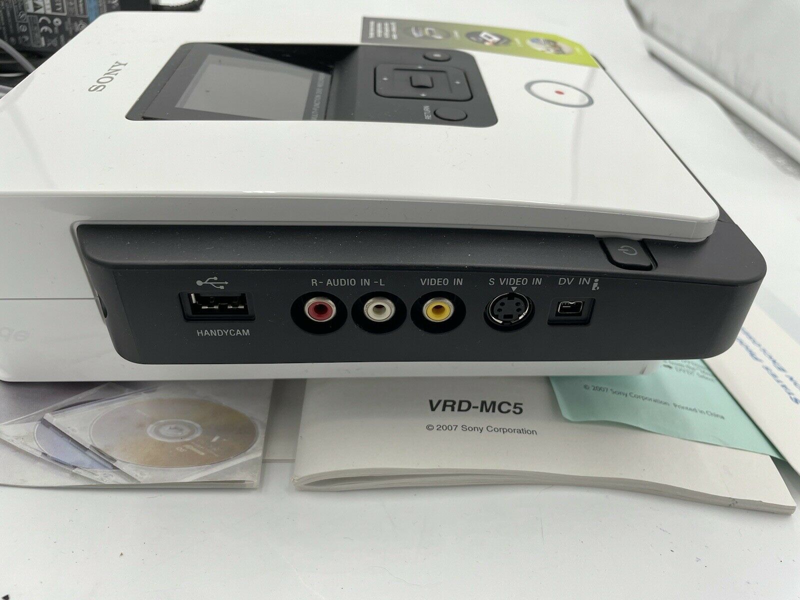 Sony DVDirect VRD-MC5 DVD Recorder (2.5 inch) - Black & White w/Box ...