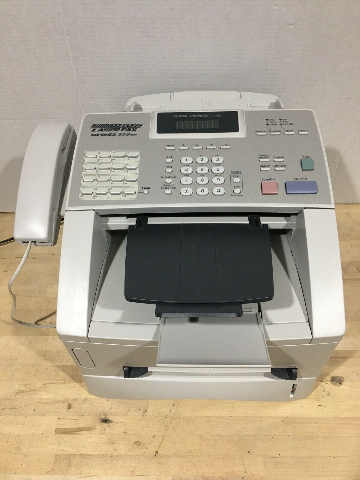 Brother IntelliFax 4100e Business Class Laser Super Fax G3 33.6 Phone ...