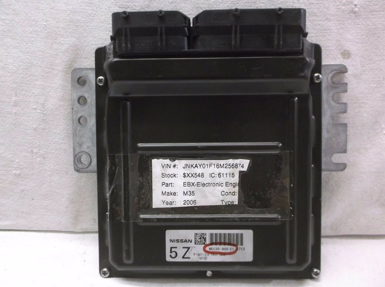 2006...06 INFINITI M35 AWD ENGINE CONTROL MODULE/COMPUTER...ECU..ECM ...