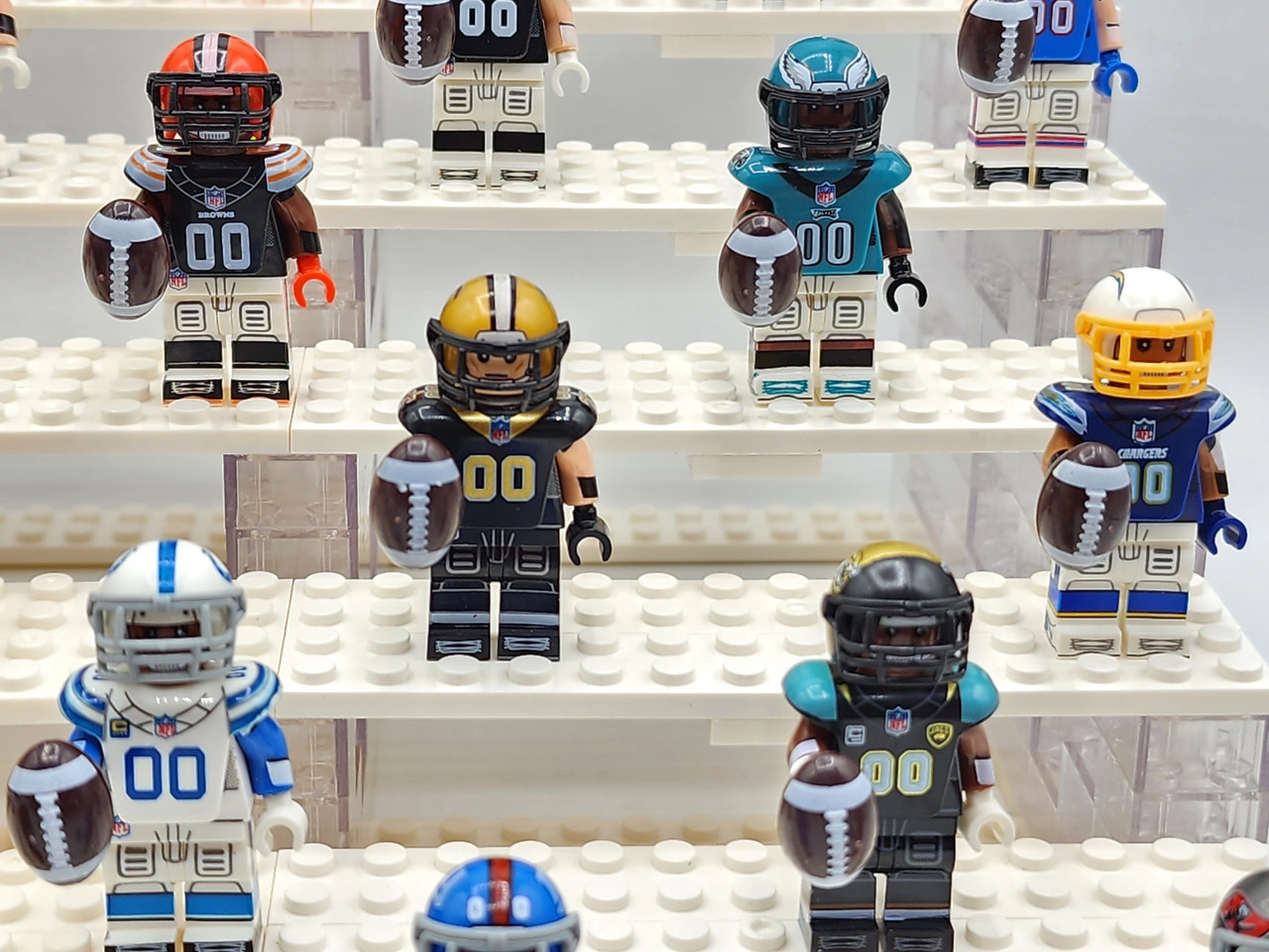 32pcs Collection NFL Football Teams Football Players Minifigures ...