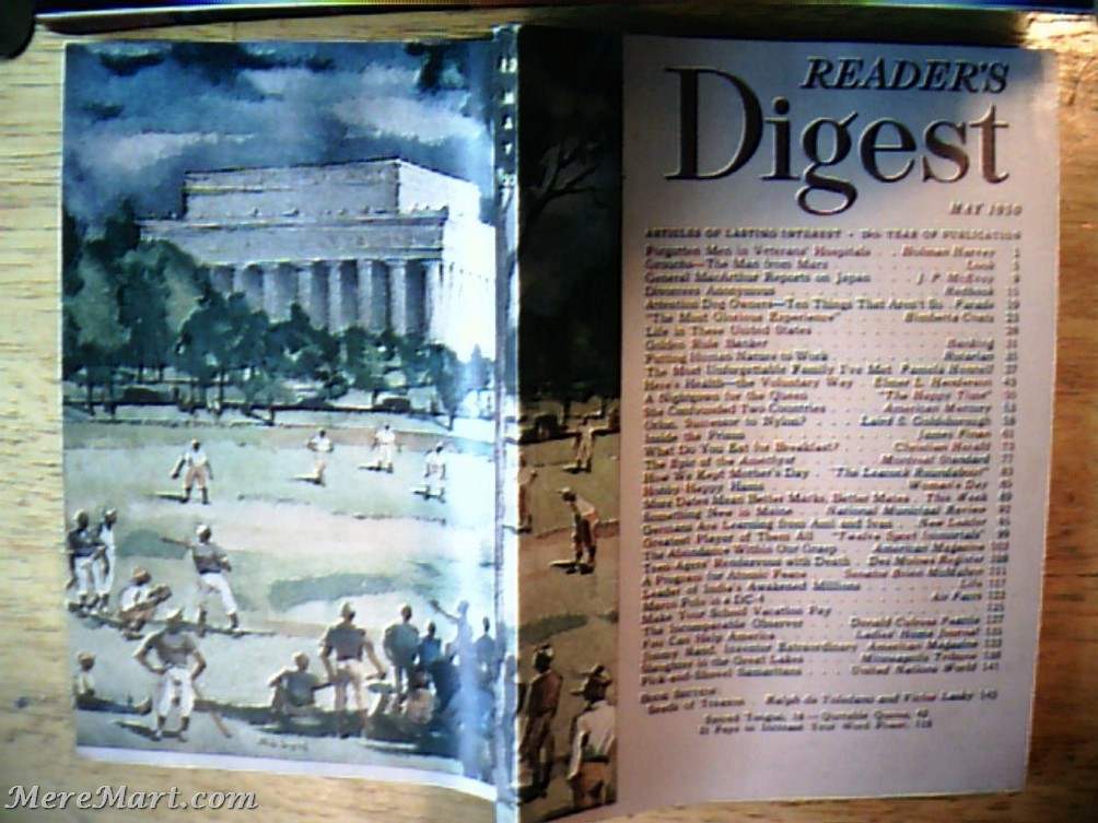 Readers Digest, May 1950 - Magazine Back Issues Readers Digest, May 1950 - Magazine Back Issues