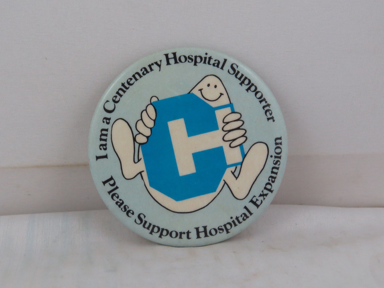 Vintage Hospital Pin - Centenary Hospital Supporter - Celluloid Pin - Other