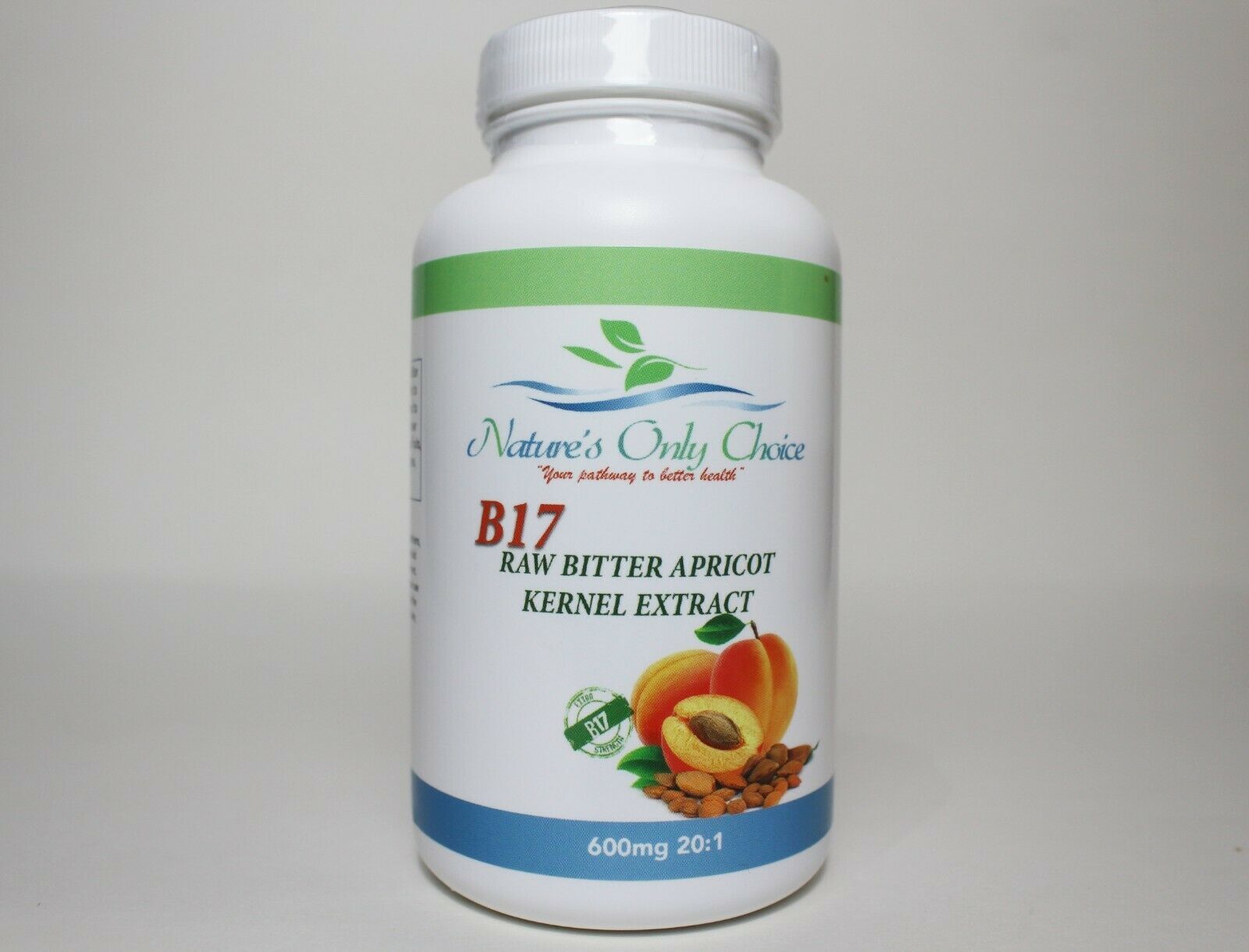 100% Organic Vitamin B seventeen Bitter Apricot Kernel Extract 600mg ...