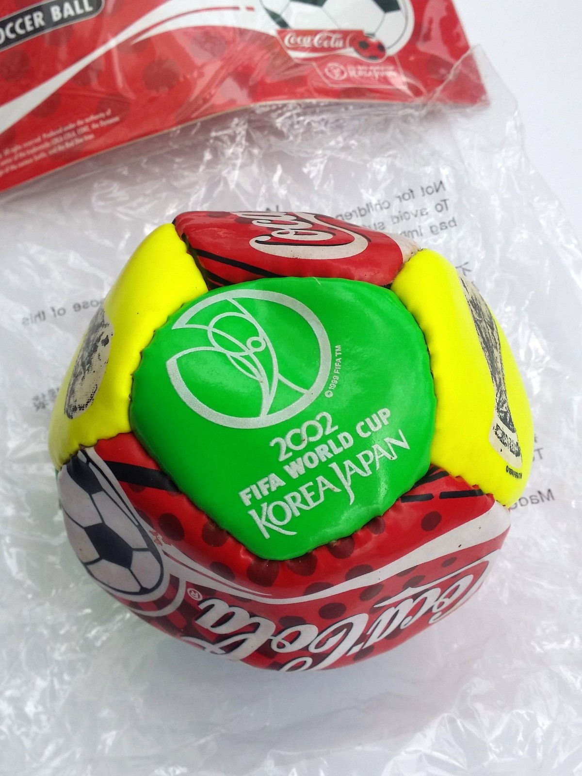 Coca Cola 2002 Fifa World Cup Korea Japan 4" Mini Soccer Ball Football ...