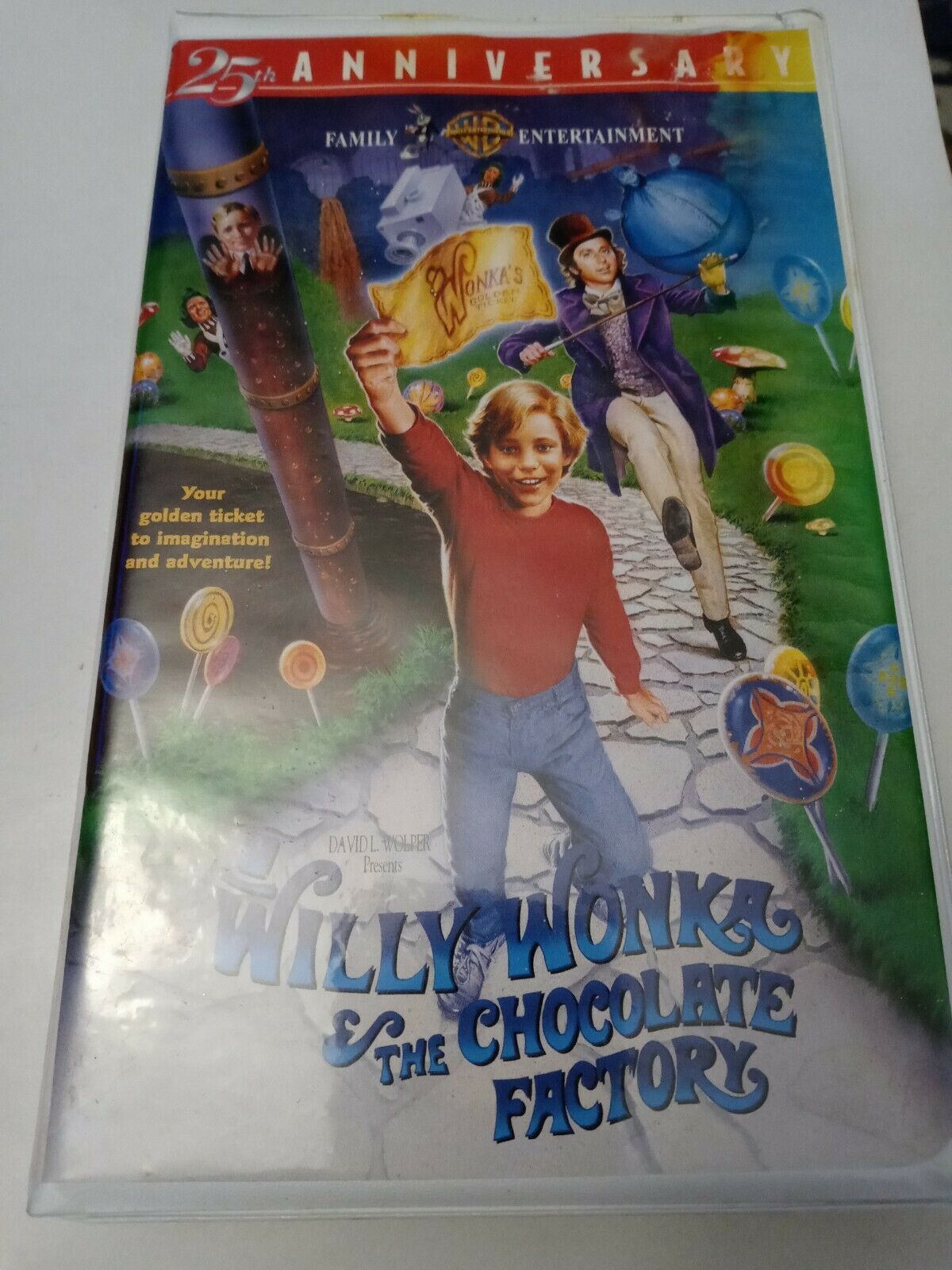 Willy Wonka and the Chocolate Factory (VHS, 1999, Remastered 25th Ann ...