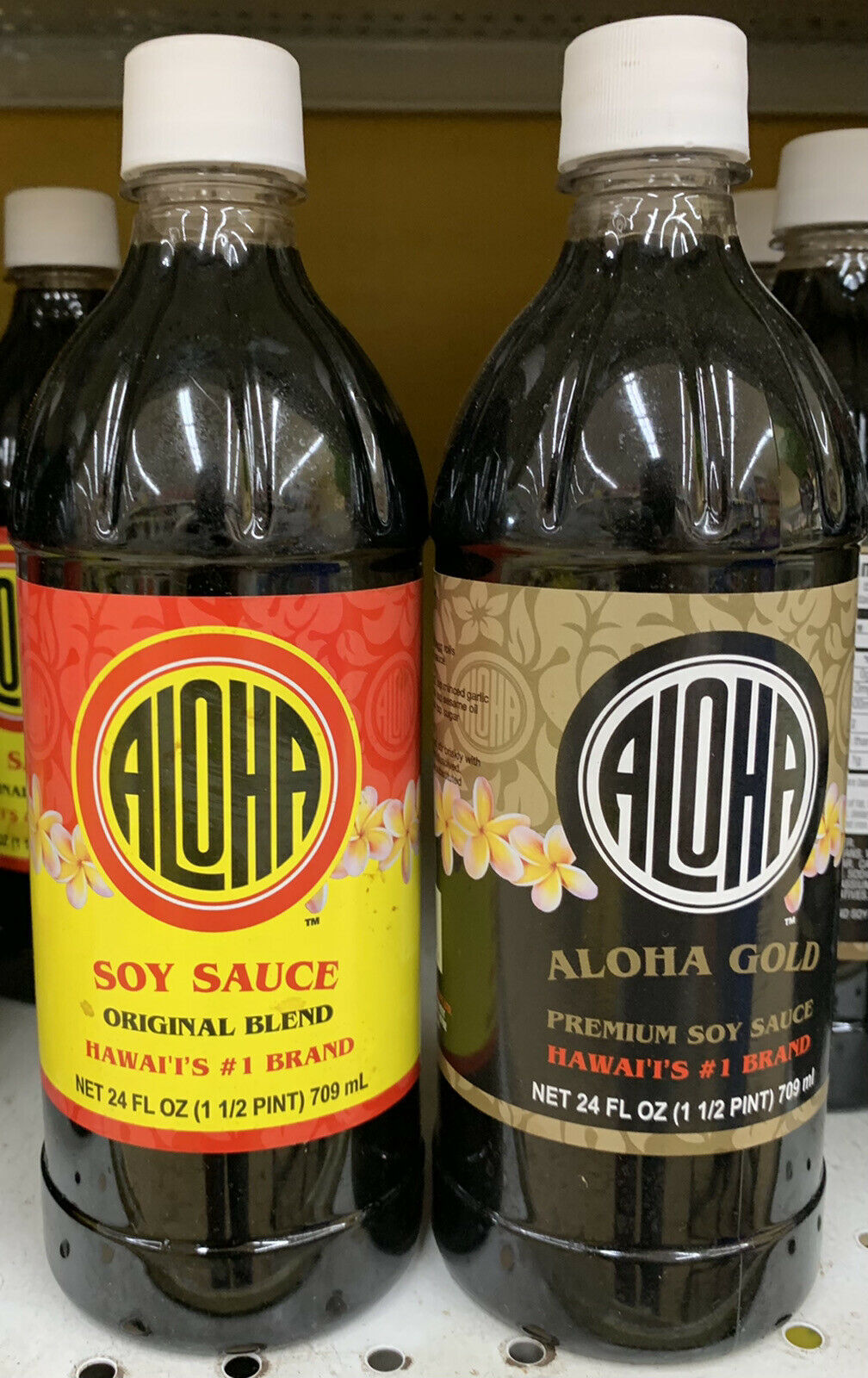 2 Pack Aloha Original Soy Sauce And Aloha Gold Premium Soy Sauce 24 Oz ...
