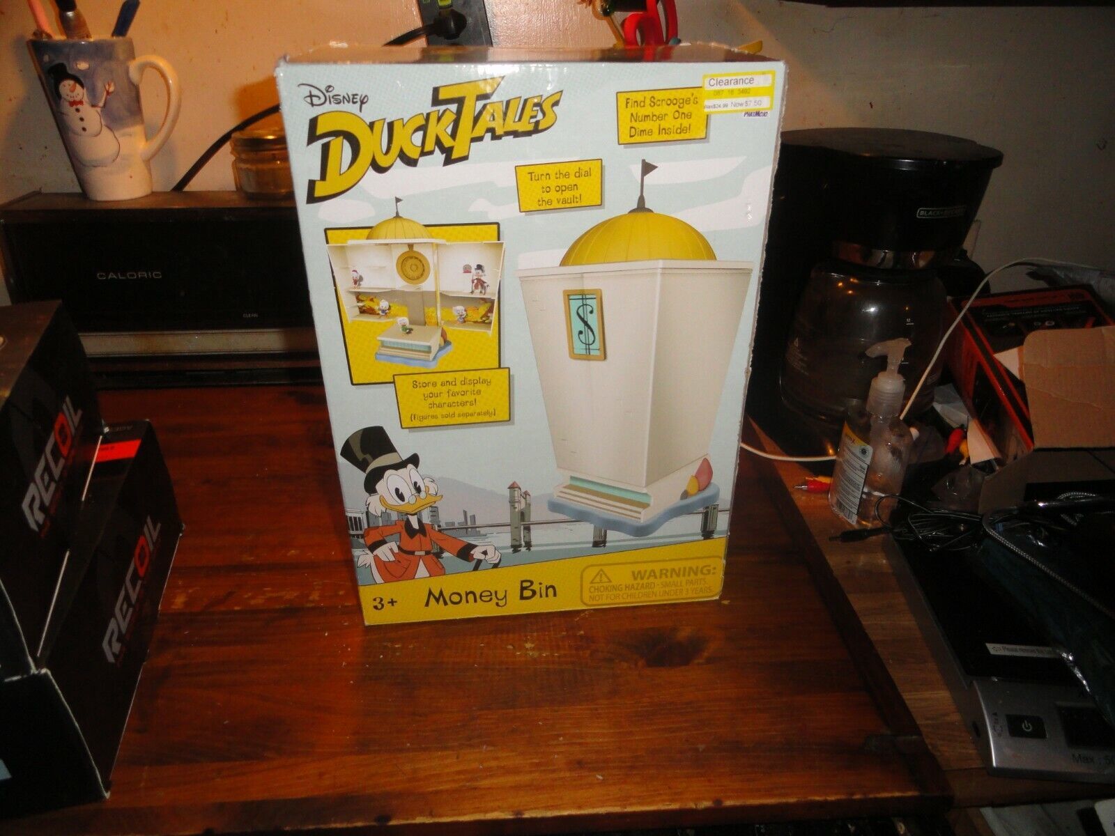 NEW Disney Duck Tales Uncle Scrooge McDuck Money Bin Storage Vault ...