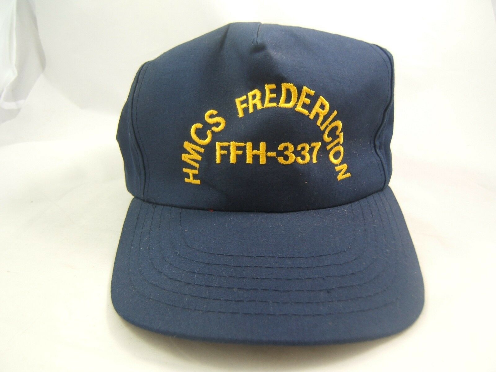 HMCS Fredericton FFH-337 Hat Dark Blue Snapback Baseball Cap - Hats