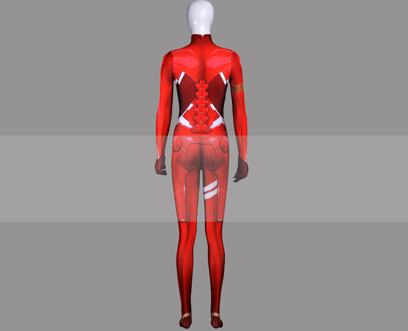 DARLING in the FRANXX 002 Zero Two Pilot Uniform Cosplay Zentai Suit ...