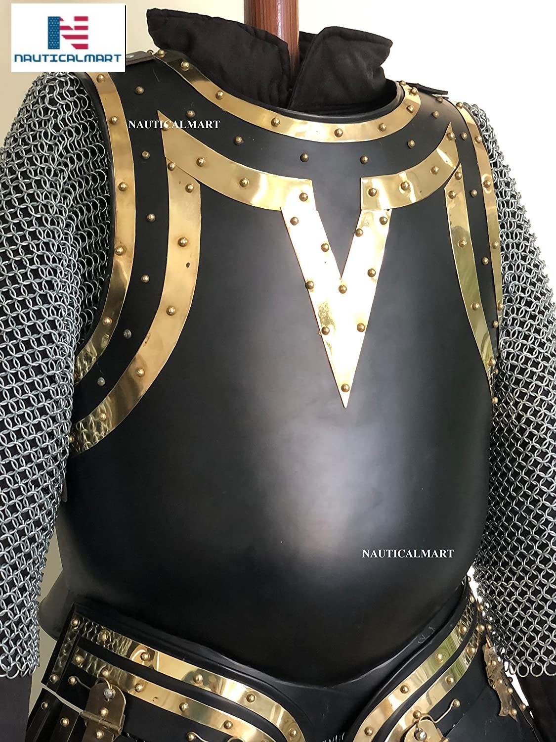 Pikeman’s Armor Set 18 Gauge Steel Blackened Breastplate/Backplate ...