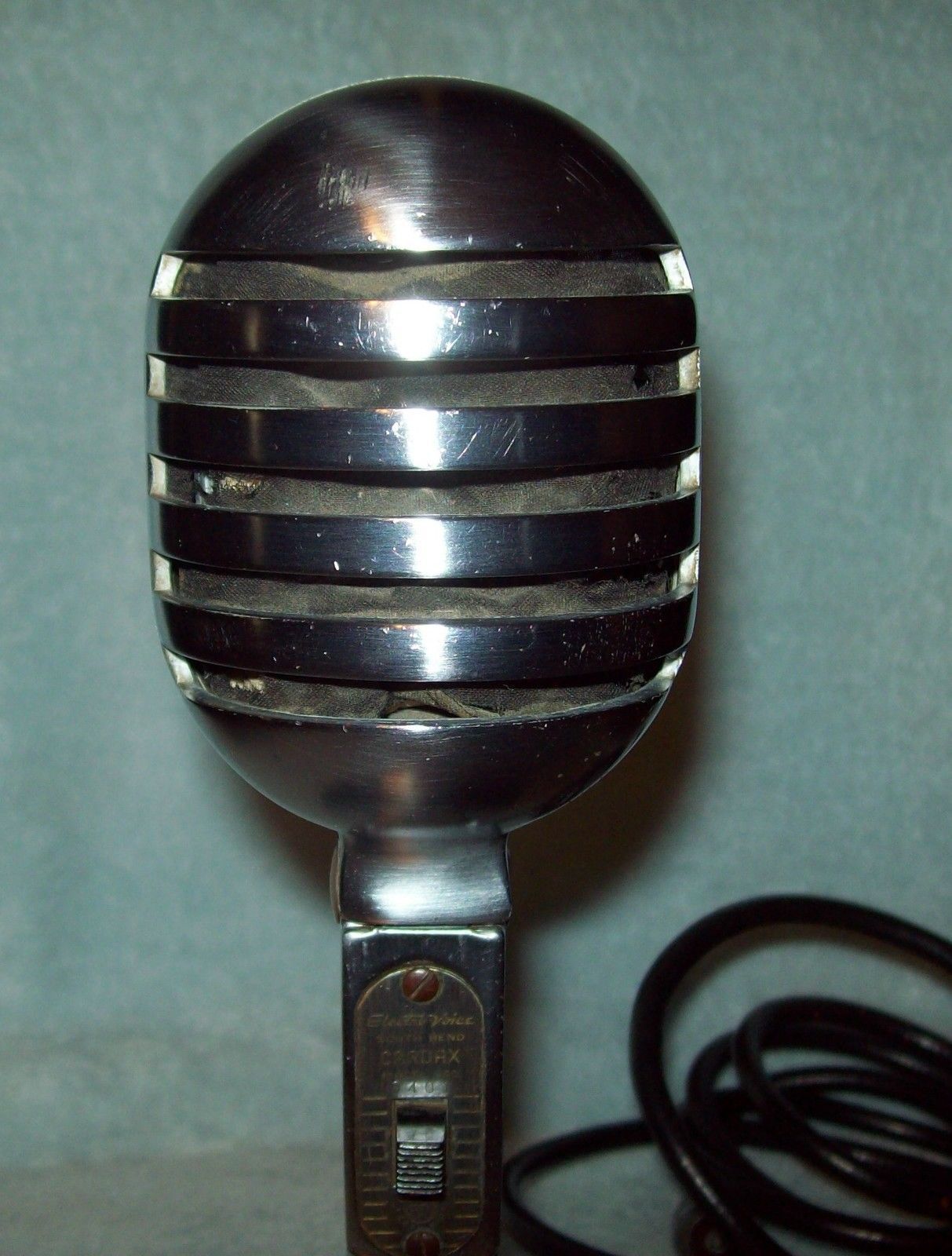 Electro Voice 950 Cardax Chrome Microphone w/ 423 A Stand Cord Untested ...