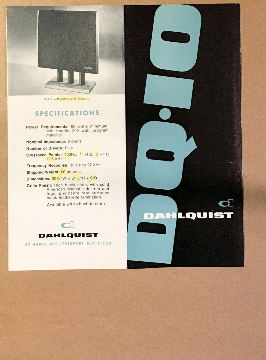 Used Dahlquist DQ-10 Loudspeakers for Sale | HifiShark.com