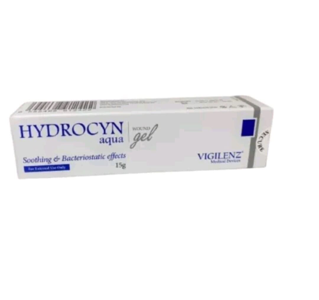 12 boxes x 15g Hydrocyn Aqua Wound Gel For Burns, Ulcers- fast shipment by DHL - Ointments ...