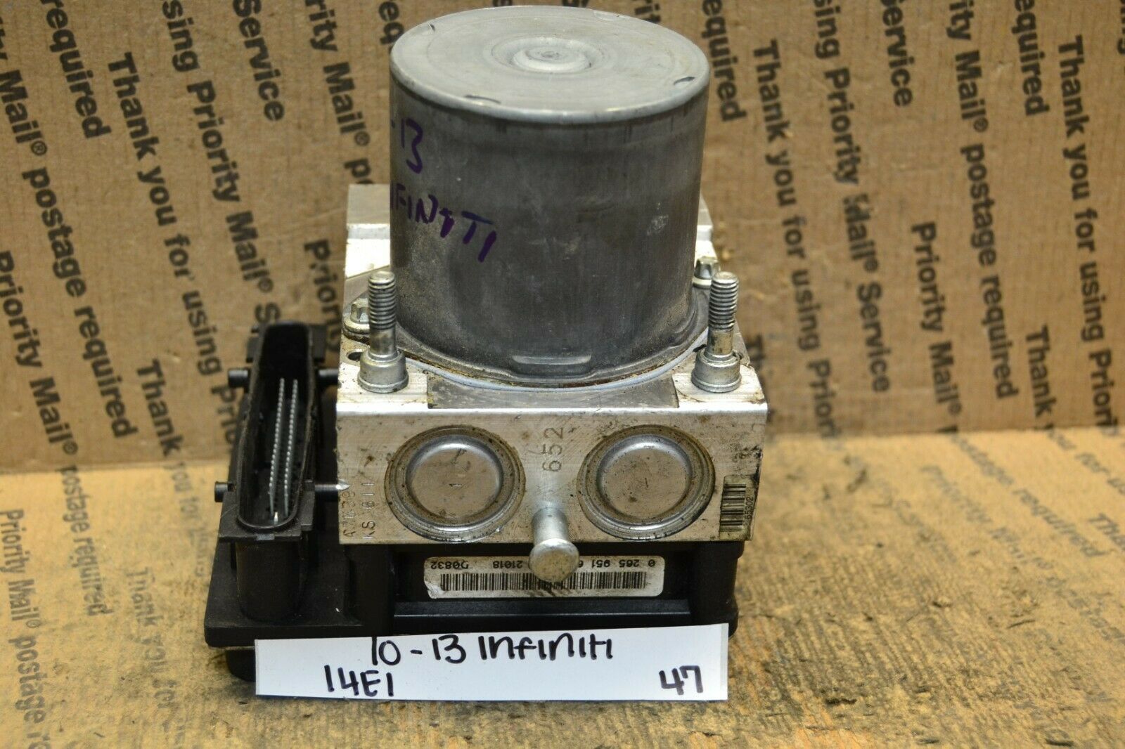 10-13 Infiniti G37 ABS Pump Control OEM 476601NM0C Module 47-14e1 - Car ...