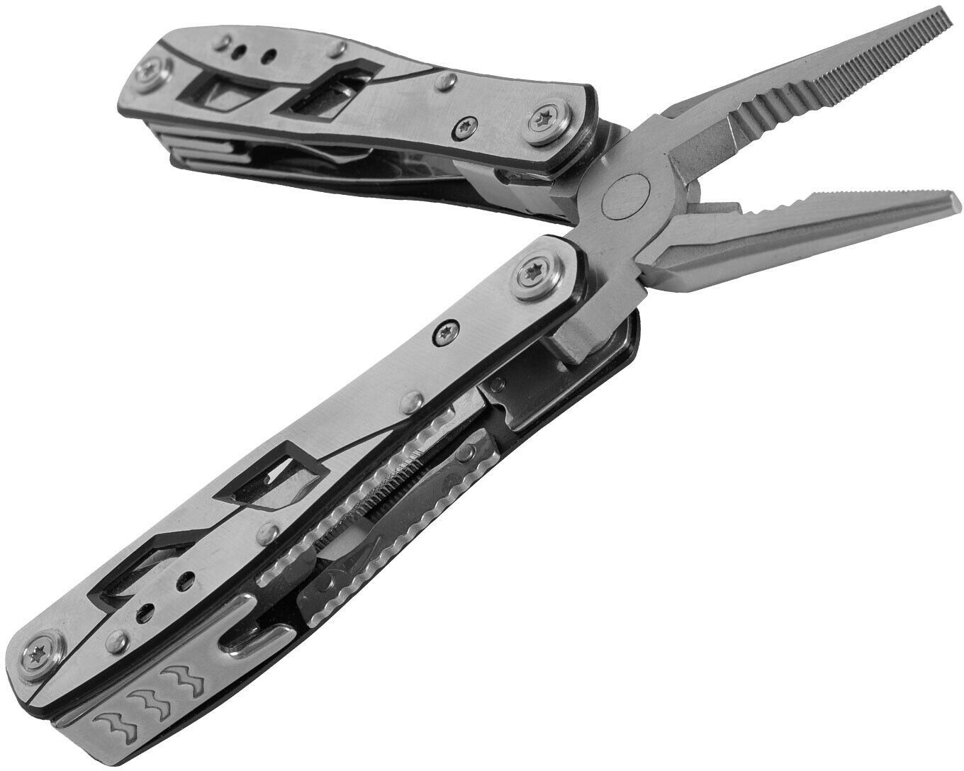 Stainless Steel Multi Pocket Tool 12 Total Functions All Purpose ...