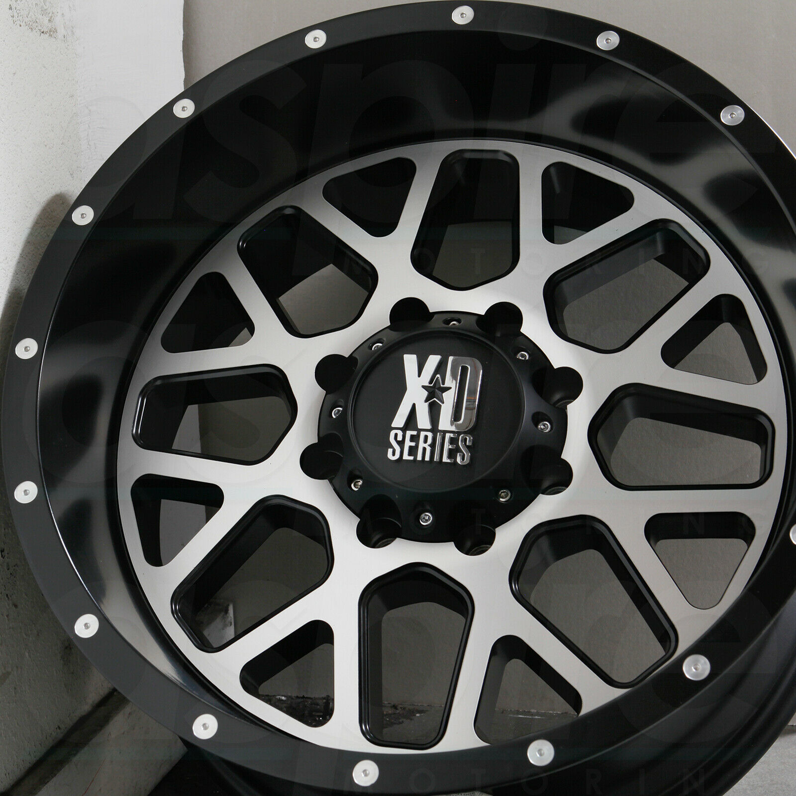 20x10 XD XD820 Grenade 5x5/5x127 -24 Satin Black Machine Wheels Rims ...