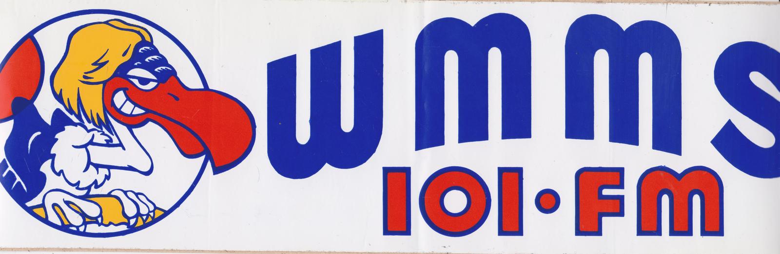 WMMS 101 FM BUMPER STICKER DECAL 100.7 FM CLEVELAND OHIO ROCK RADIO The ...