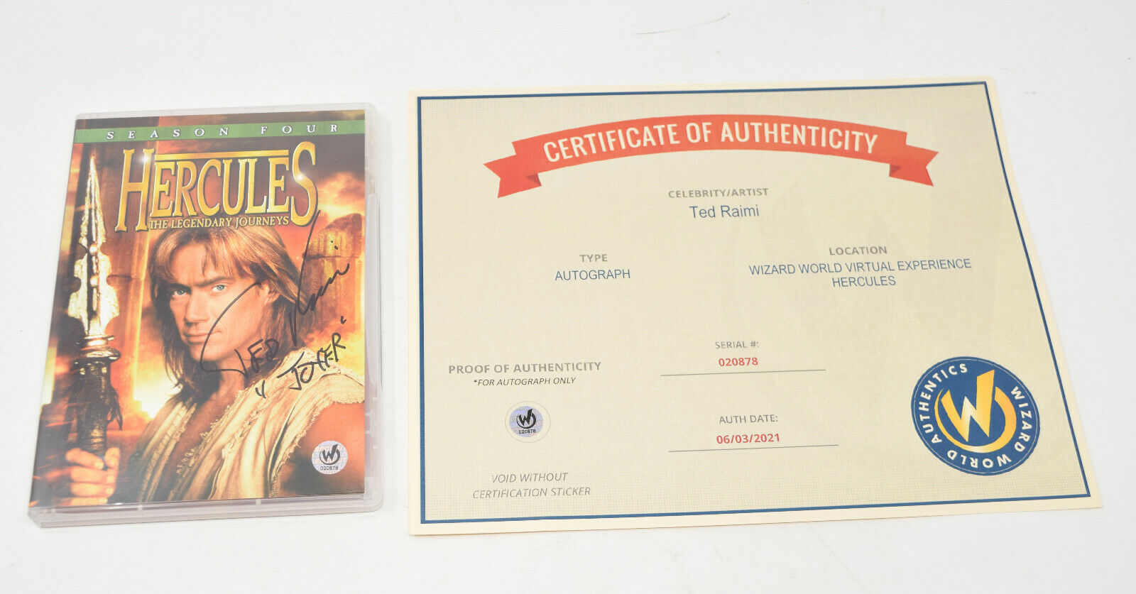 Hercules Season Four Universal DVD Legendary Journeys Signed by Ted ...