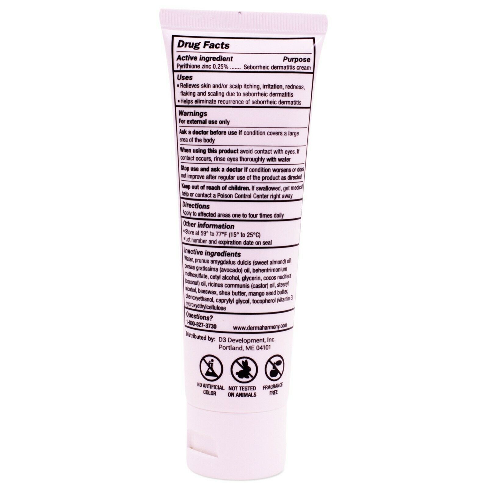 Seborrheic Dermatitis Cream - 3 Fl Oz - Acne & Blemish Control