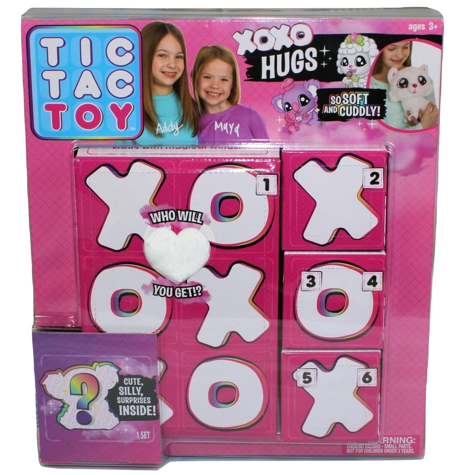Tic Tac Toy XOXO Hugs Surprise Plush with Wings, White - TV & Movie ...