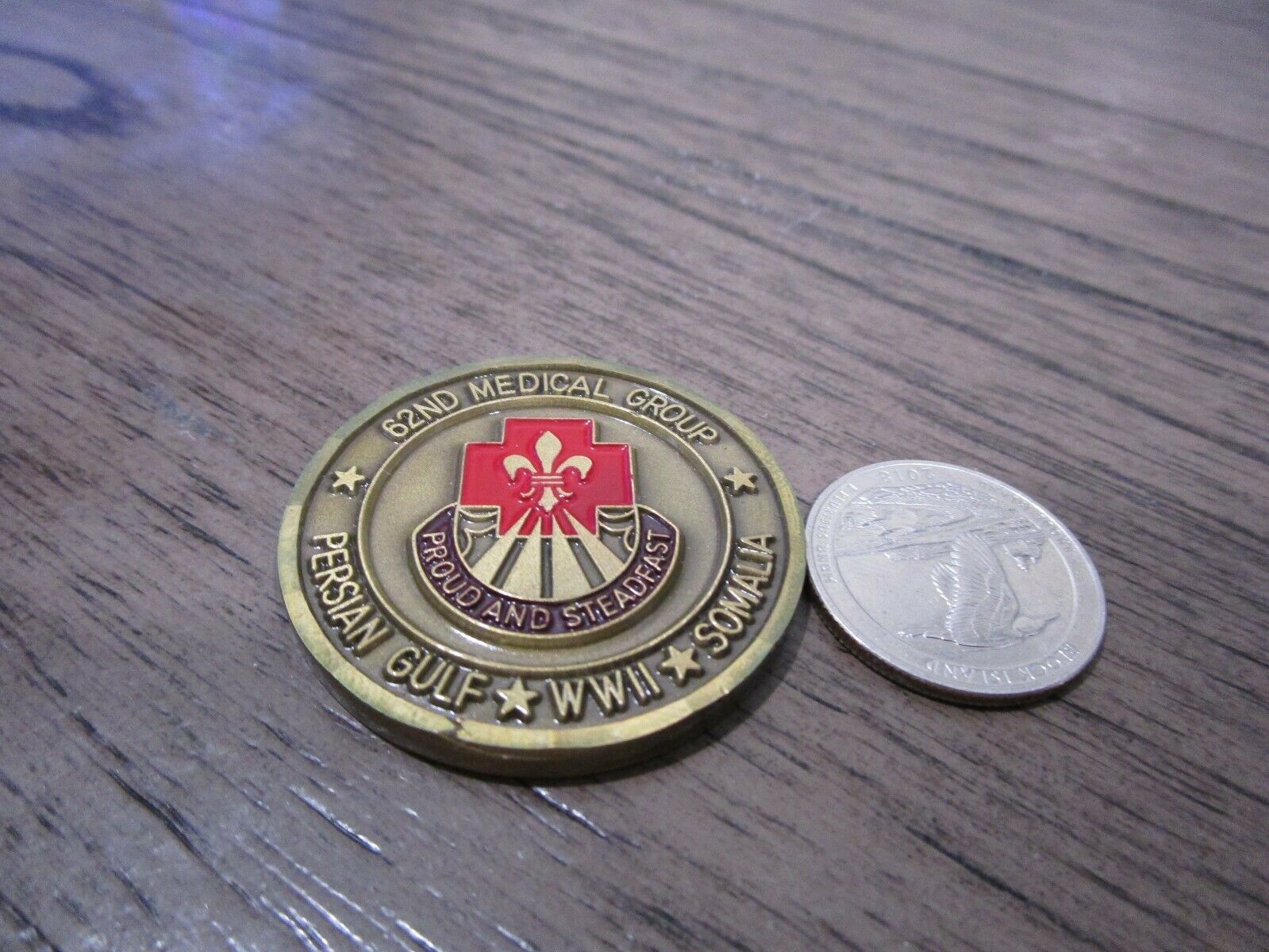 US Army 62nd Medical Group Command Sergeant Major Challenge Coin #202M ...